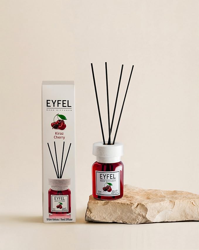 Eyfel Reed Diffuser for Home Ð Cherry Reed Diffuser Set 4.00 fl oz Oil ...