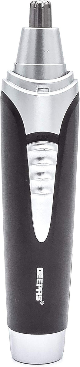 GEEPAS Professional Nose & Ear Trimmer 2 in 1 Eyebrow & Facial Hair Tr ...