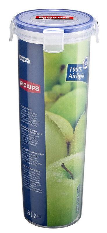KOMAX Biokips Tall Round Food Container 1.3 Liter – Al Kabayel Discount ...