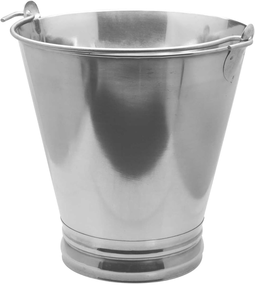 Raj Steel Bucket SB0000 Water Bucket Storage Container Bathroom Access ...